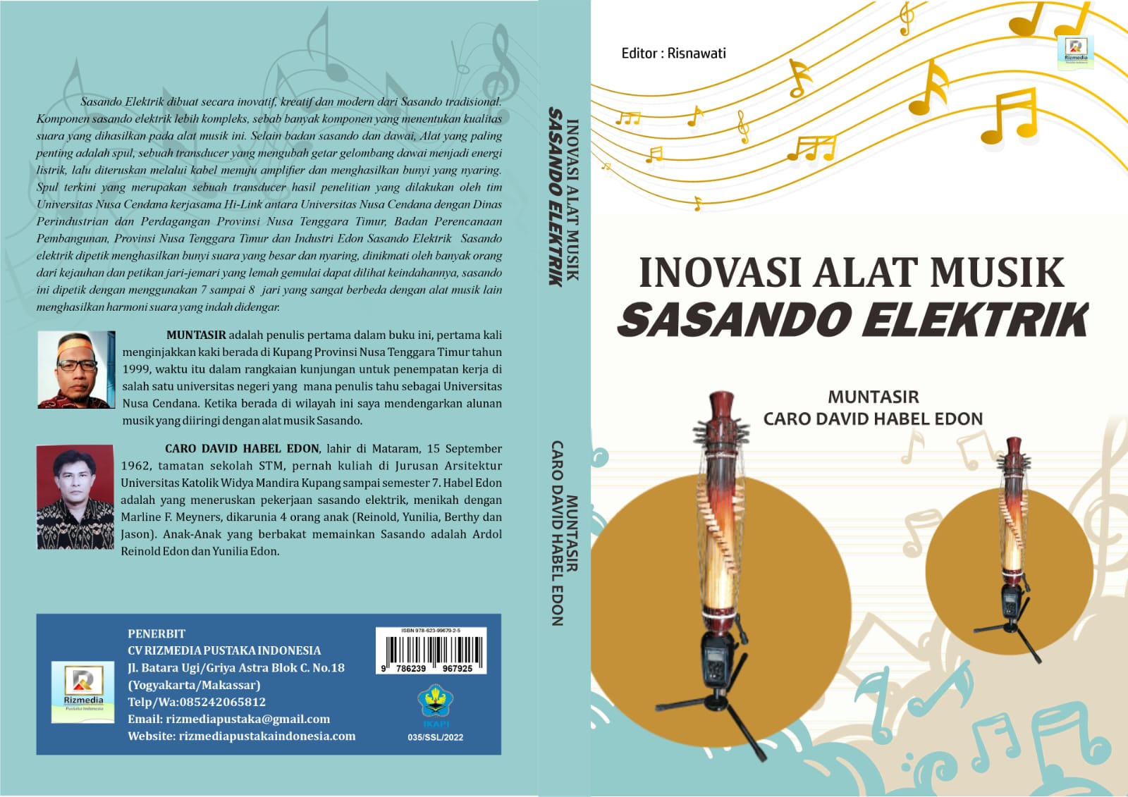 INOVASI ALAT MUSIK SASANDO ELEKTRIK | Rizmedia Pustaka Indonesia