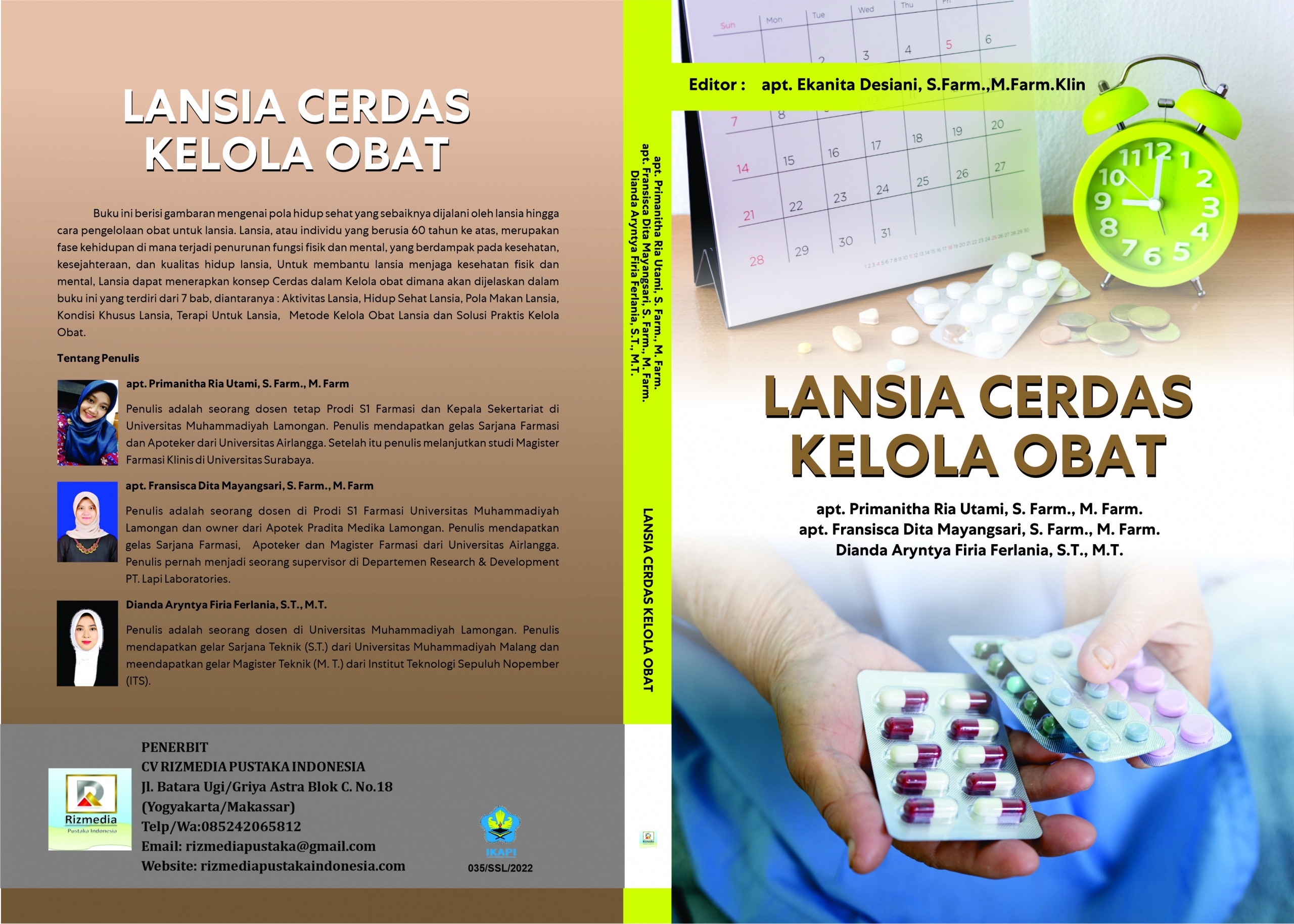 LANSIA CERDAS KELOLA OBAT | Rizmedia Pustaka Indonesia