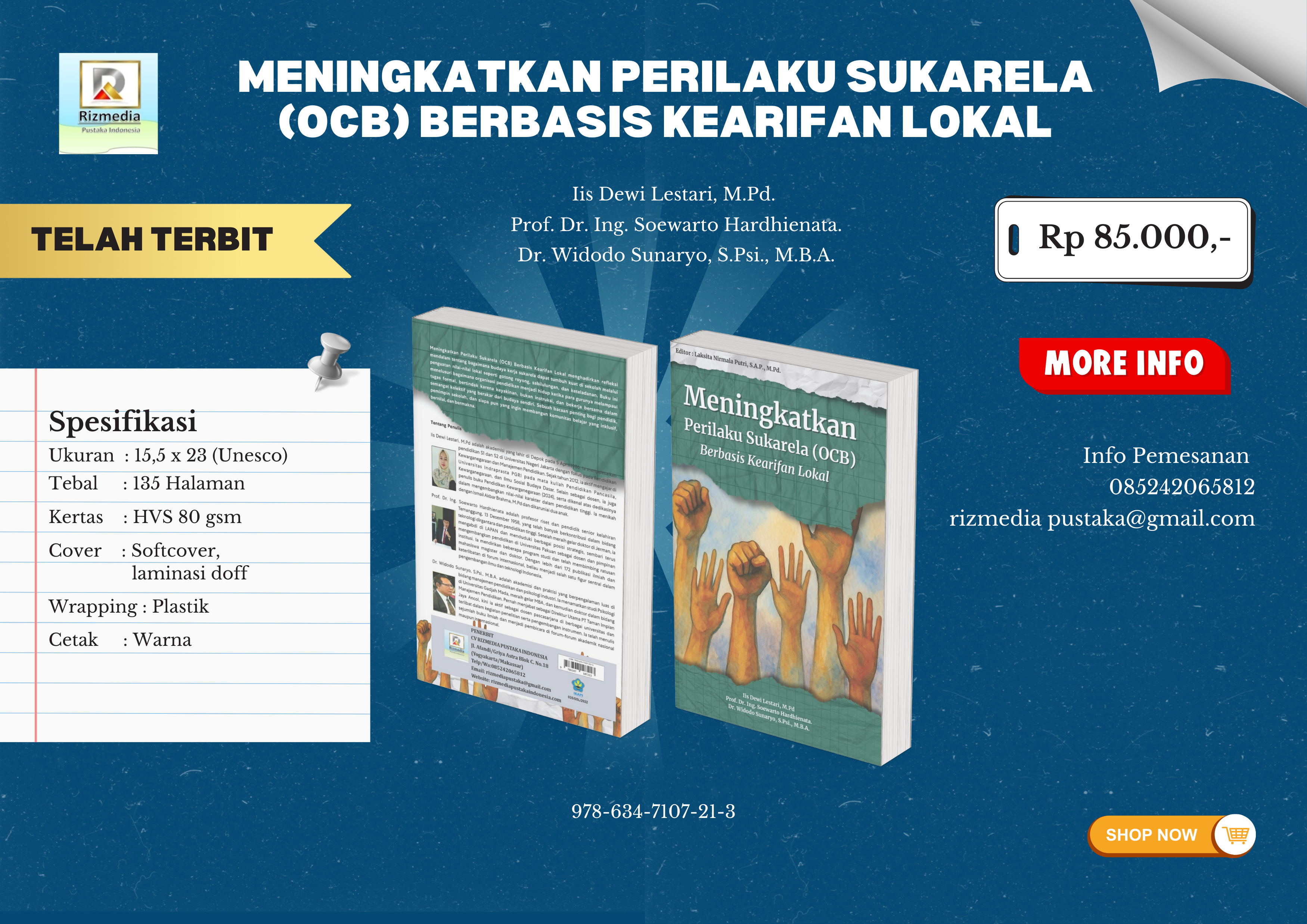Meningkatkan Perilaku Sukarela (OCB) Berbasis Kearifan Lokal | Rizmedia ...